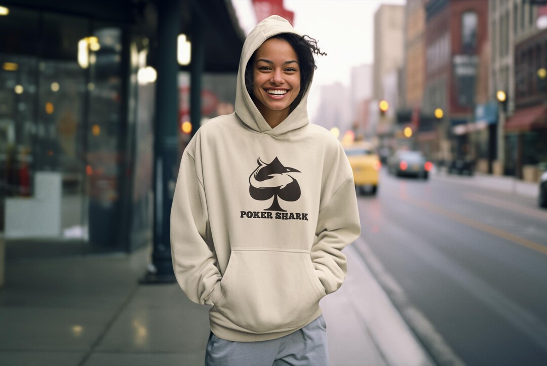Poker Hoodie, Old Men Poker Three-panel Fleece Hoodie. Sweatshirt, Card ...