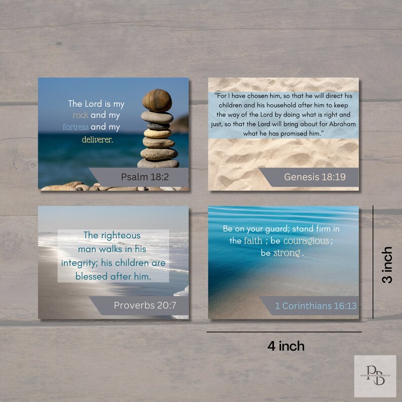 Bible Scripture Cards,dad Bible Verse Cards,fathers Day Scripture Cards ...