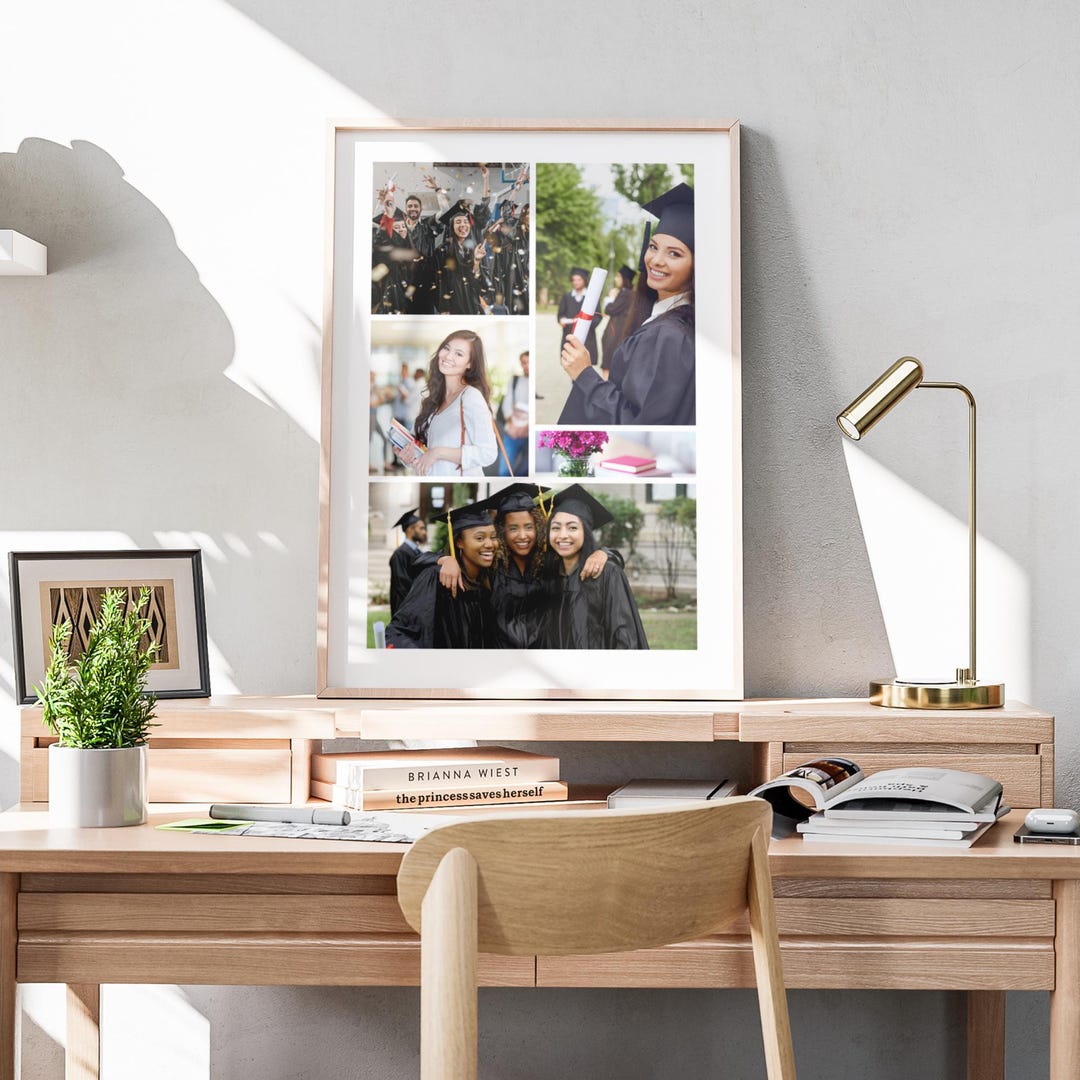 Photo Collage Template, Graduation Photo Collage, Personalized Photo ...