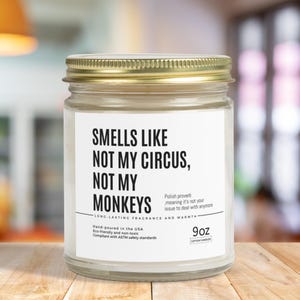Smells Like Candles, Not My Circus Not My Monkeys, Smells Like Its Not ...