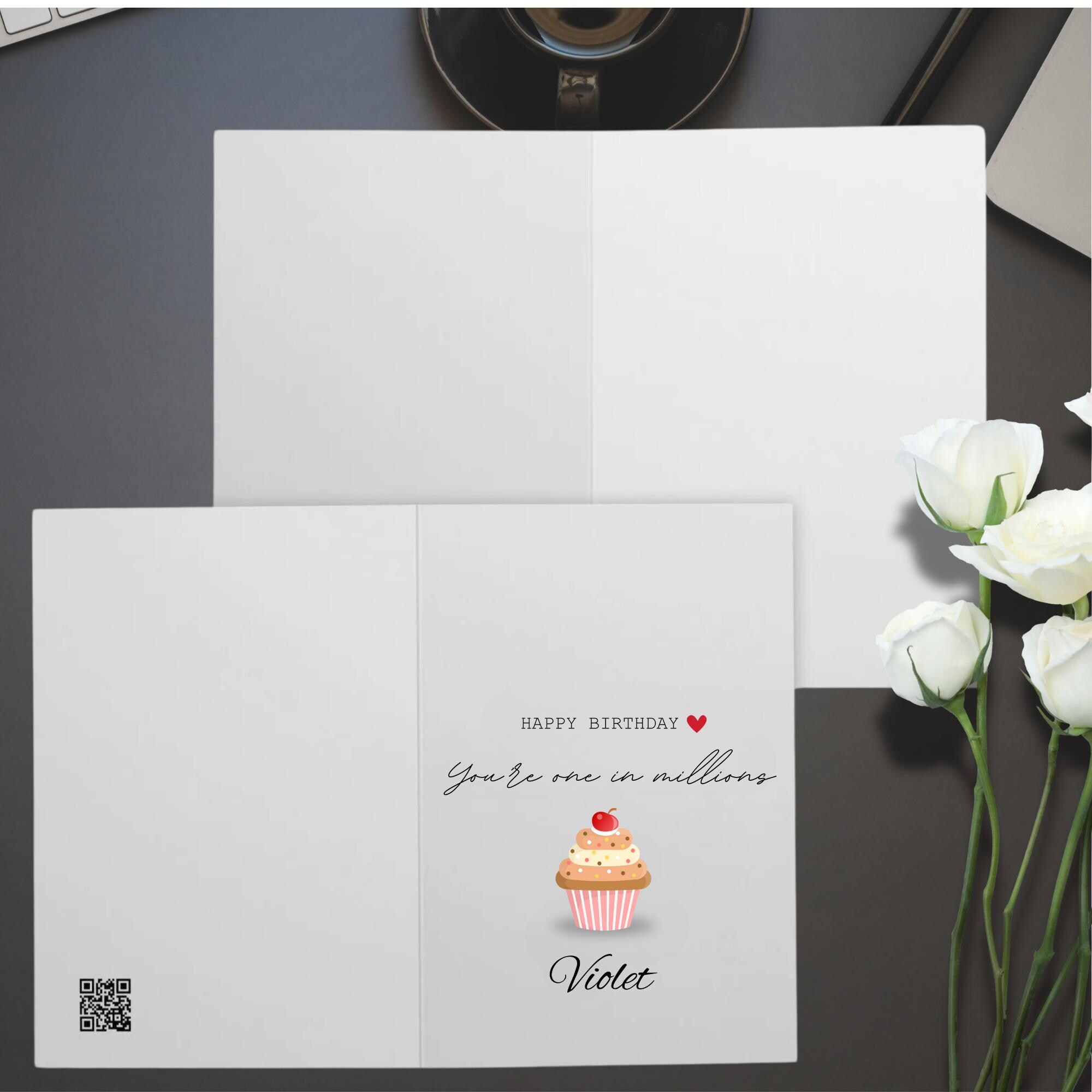 Personalized Birthday Card, Special Connection, USA Made - Etsy