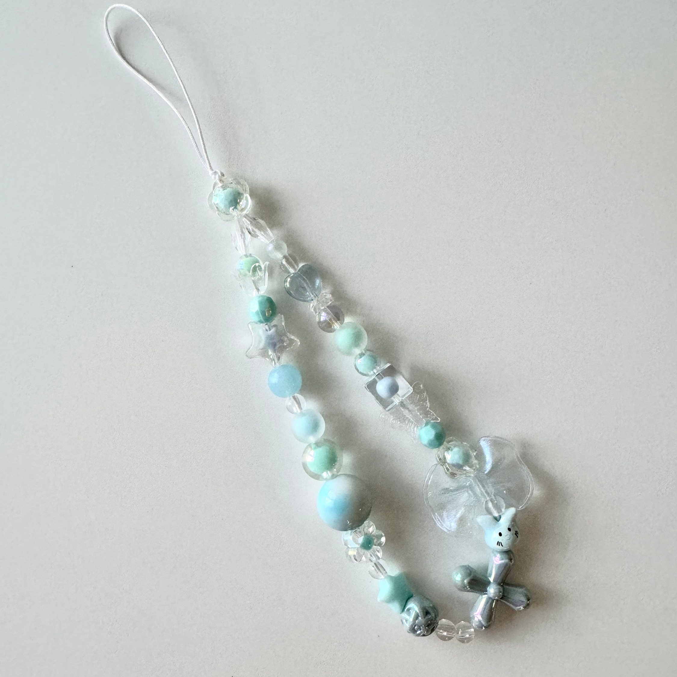 Cute Colourful Phone Straps, Wrist Strap, Handmade Phone Chain, Acrylic ...