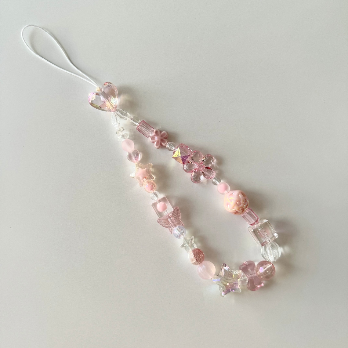 Cute Colourful Phone Straps, Wrist Strap, Handmade Phone Chain, Acrylic ...