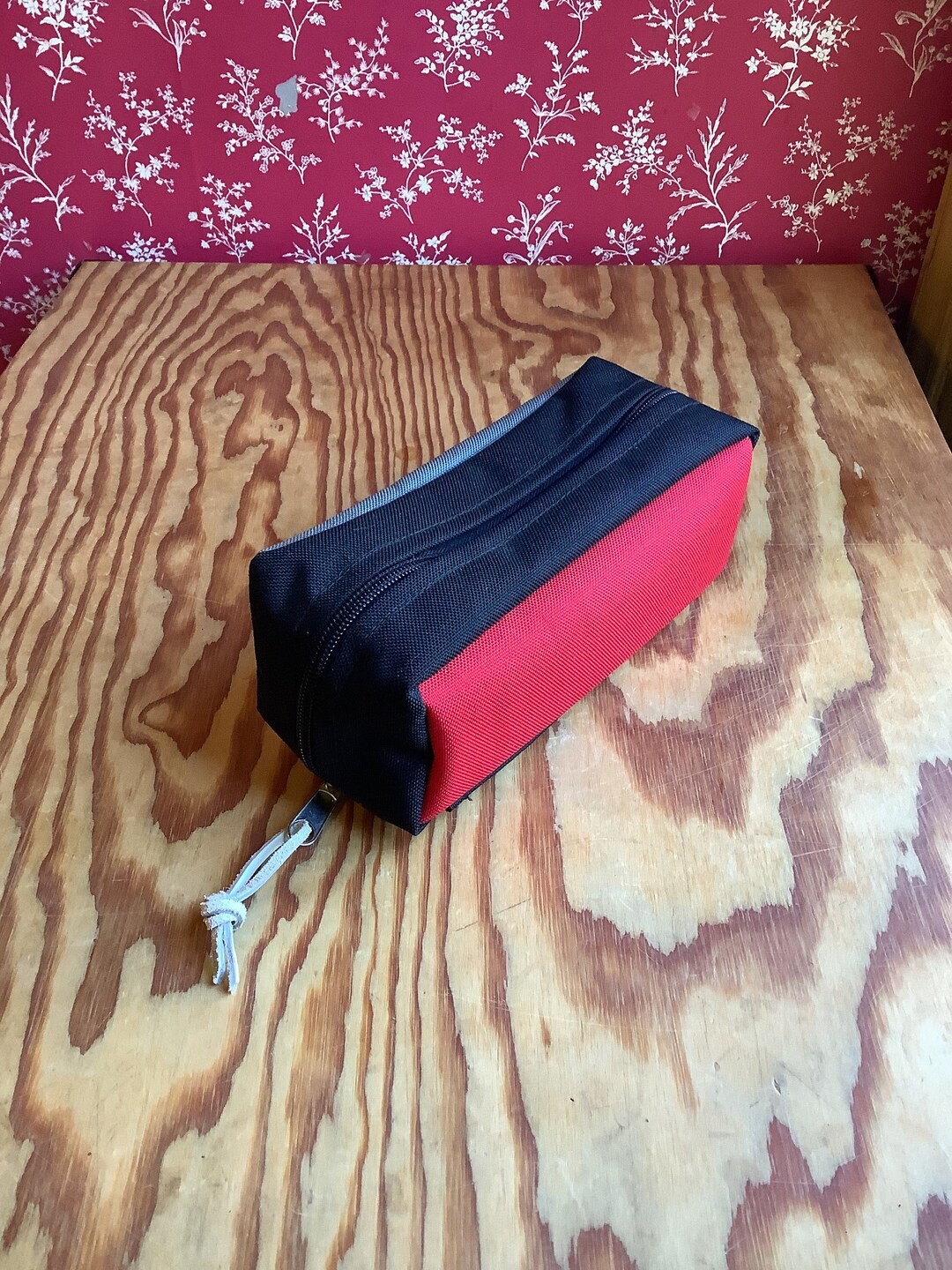 Zippered Art Supply Bag. Rectangular Pencil Case. Utility Case. Heavy ...