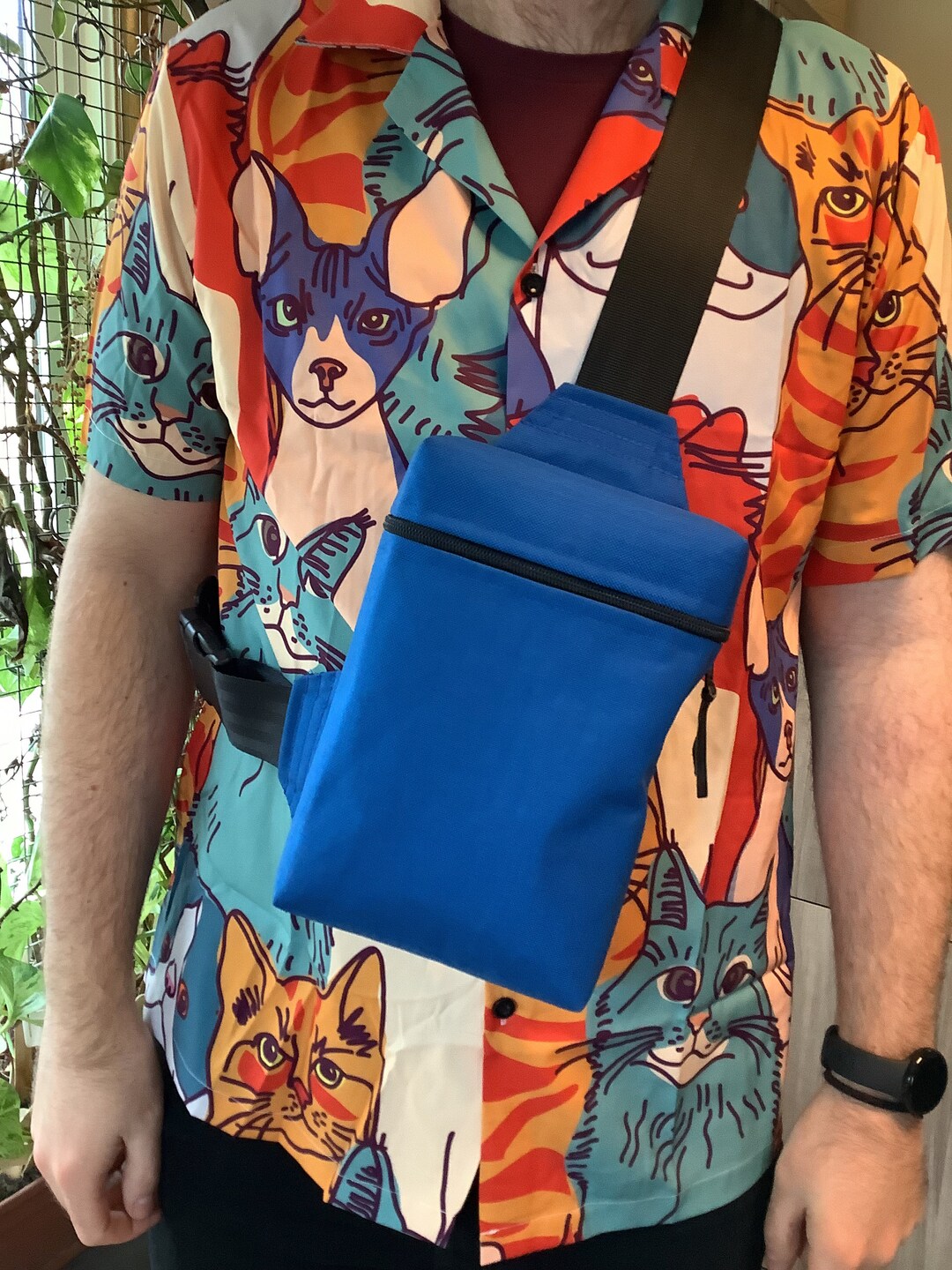 Rectangular Cross Body Backpack. 1000D Cordura, Waterproof Fabric ...