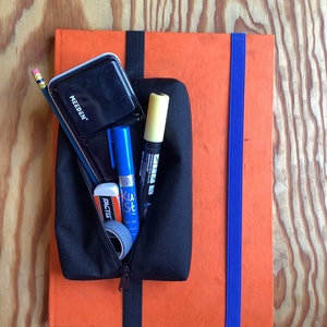 Large Attachable Art Supply Pocket. Attach to Any Sketchbook for ...