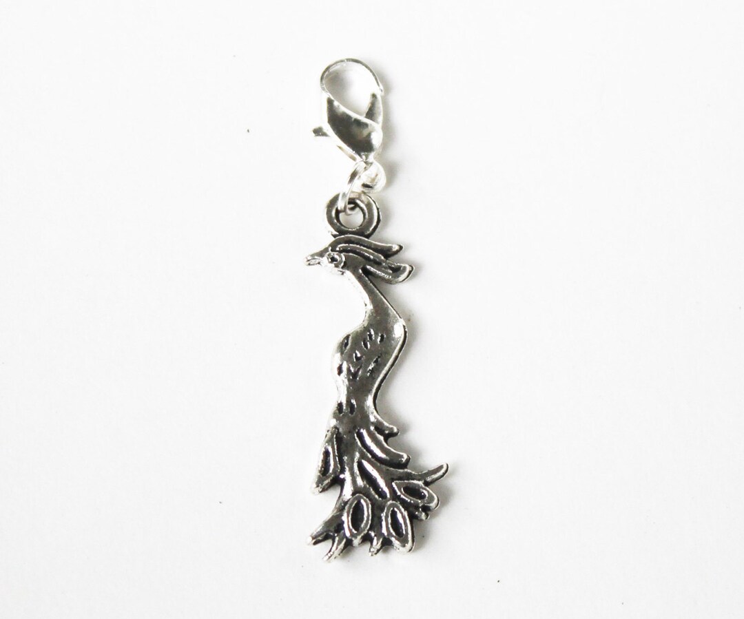 Build Your Bracelet - Silver Phoenix Charm Clip on Add a Charm Jewelry ...