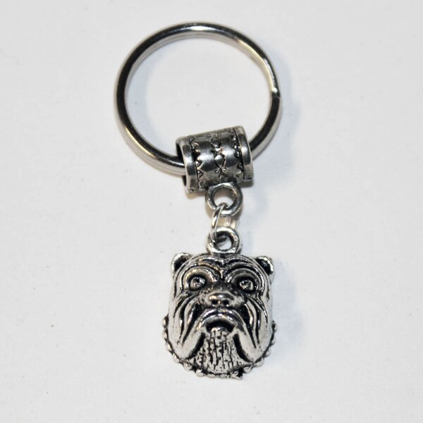 Bulldog Key Chain - Etsy