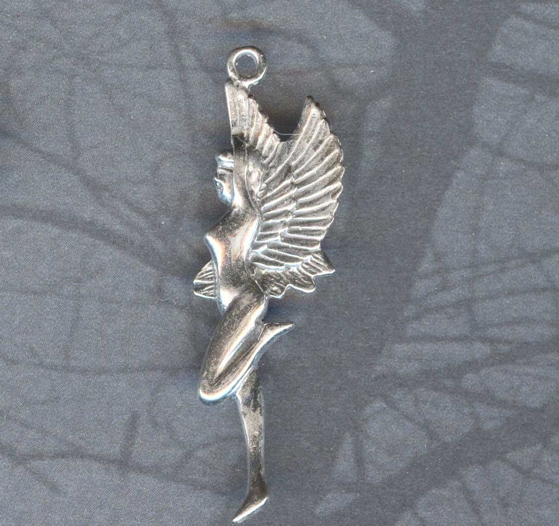 Sylph Pendant Sterling Fairy Jewelry Fae Faery Sidhe - Etsy