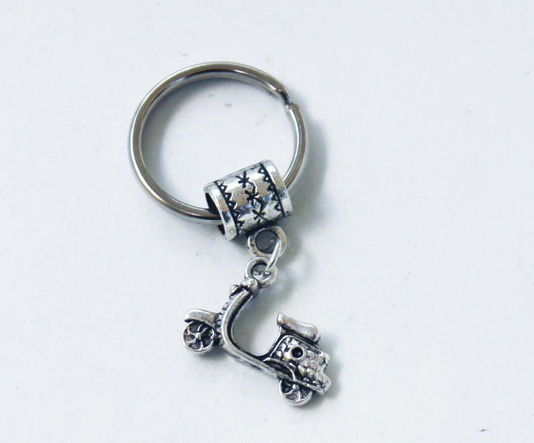 Silver MOPED Key Chain Key Ring Key Holder Key Fob Kc-gen149 - Etsy