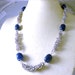 Trizantine Blues Sterling Silver Chainmaille Necklace - Etsy