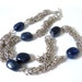 Trizantine Blues Sterling Silver Chainmaille Necklace - Etsy