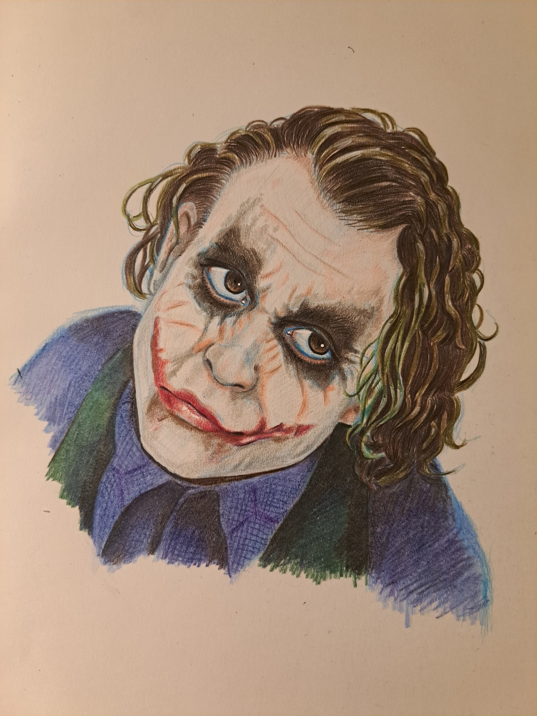 Colored Pencil Portraits of Humans and Animals - Etsy