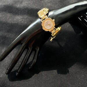 Gold Vintage Watch Bracelet – Timepiece Jewelry – Unique Handmade Retro ...