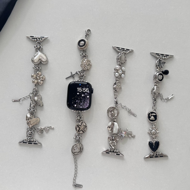 Silver Apple Watch Chain - Etsy