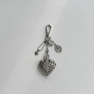 Heart Locket Pocket Watch Keychain–vintage Hollow Pendant for Pants or ...