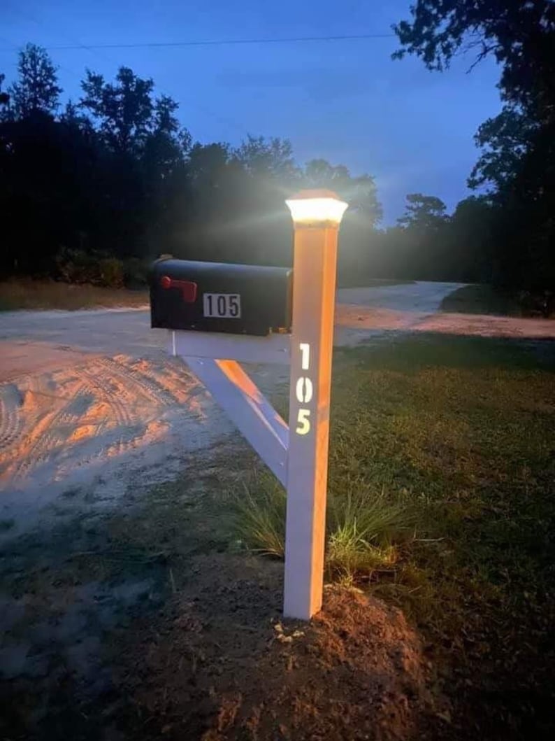Mailboxes, Light Post, 911 Address, Solar, - Etsy