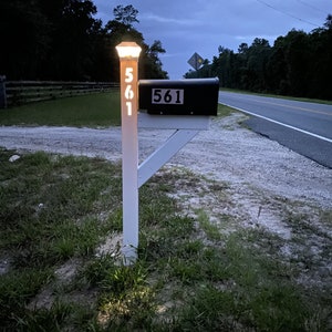 Mailboxes, Light Post, 911 Address, Solar, - Etsy