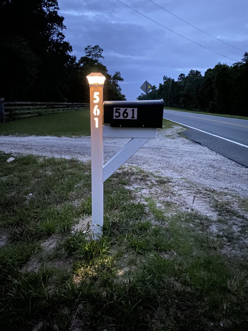 Mailboxes, Light Post, 911 Address, Solar, - Etsy