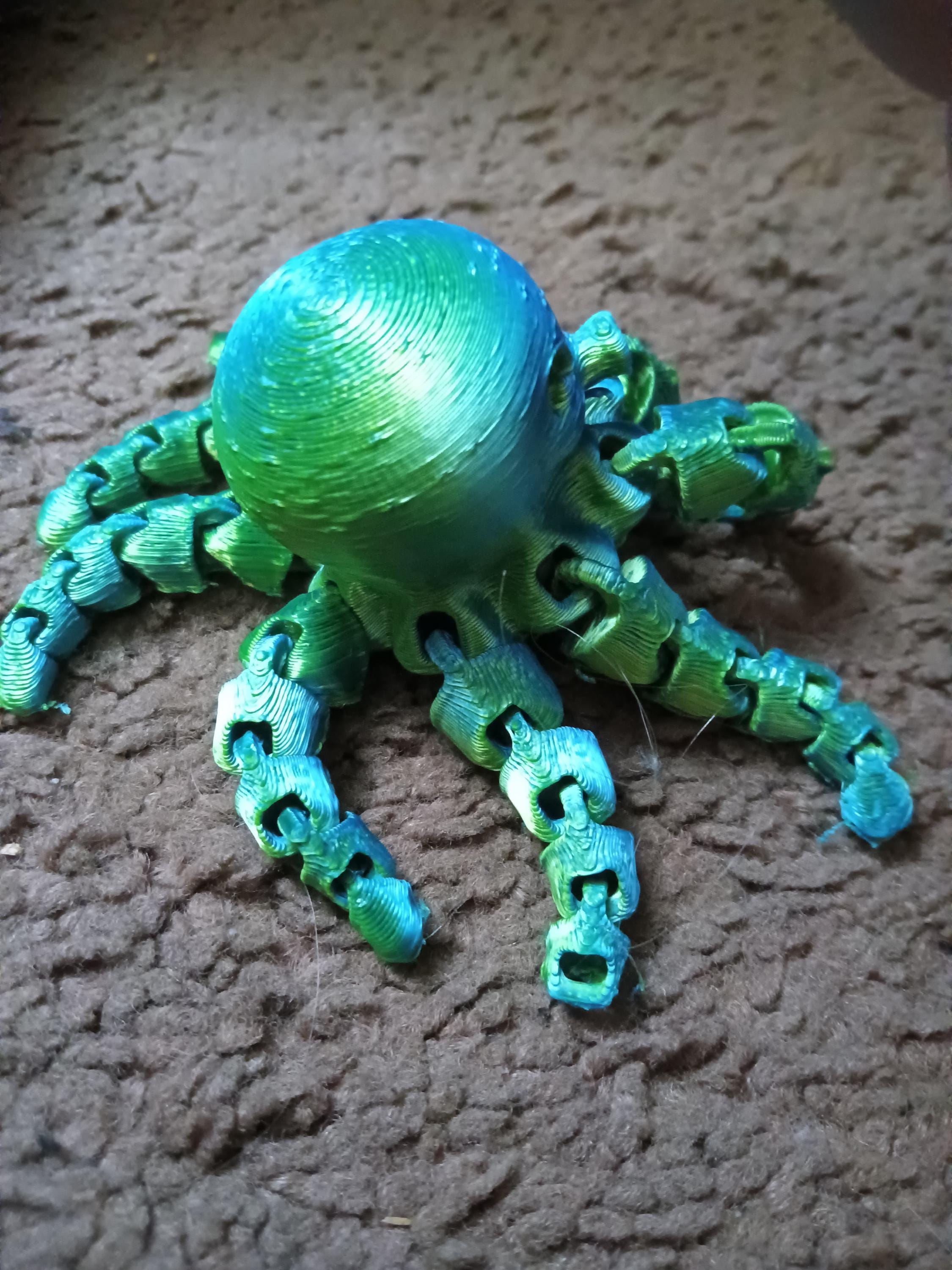 3D Printed Movable Octopus - Etsy