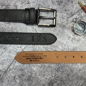Father's Day Leather Belt, Customized Belt for Him, Personalized Belt ...