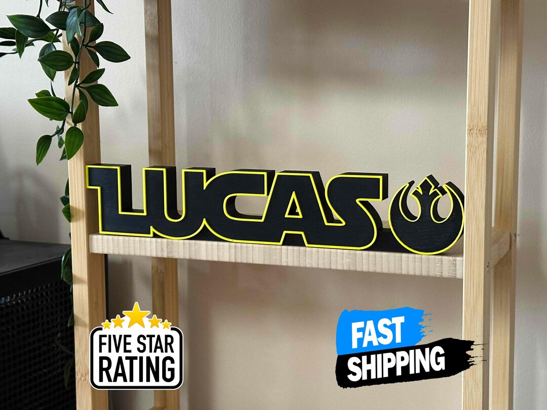 Star Wars Personalized Name Sign | Star Wars Gift | Custom Mandalorian ...