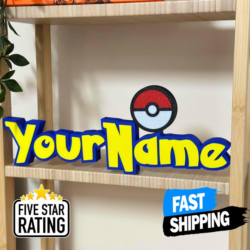 Custom Pokémons Sign - Etsy