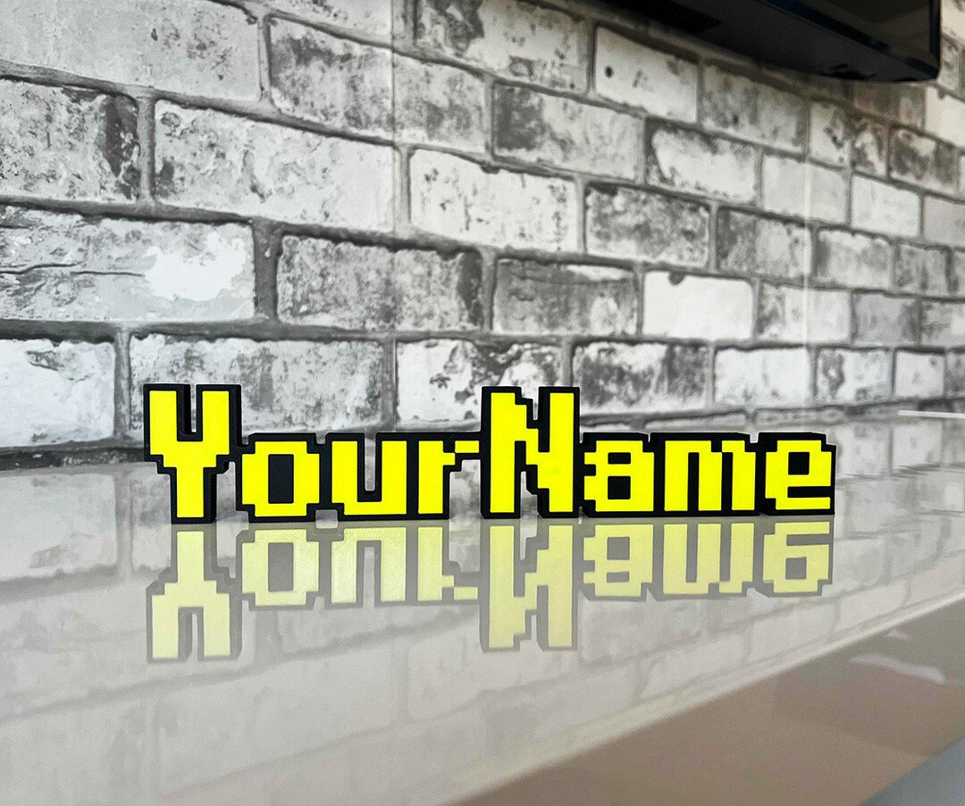 Custom OSRS Runescape Inspired Personalized Nameplate | Office, Wall ...