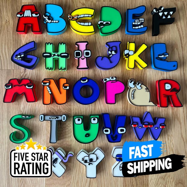 Alphabet Lore Letter Plush - Etsy