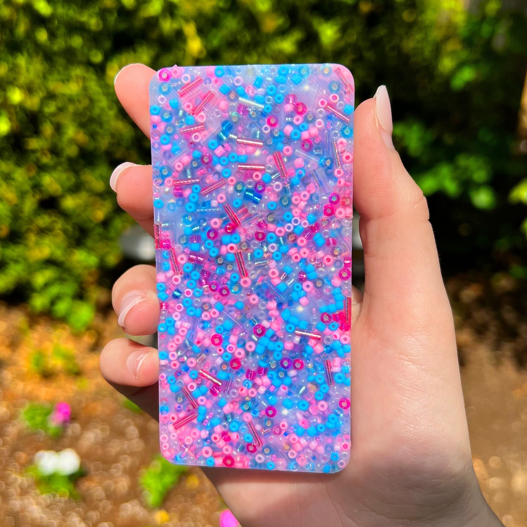 Pick Pad - Cotton Candy - Picking Fidget Pick Toy - Bead Pick Pad ...