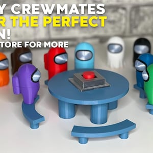 Among Us Emergency Meeting Table: DIY Game Figure - Etsy