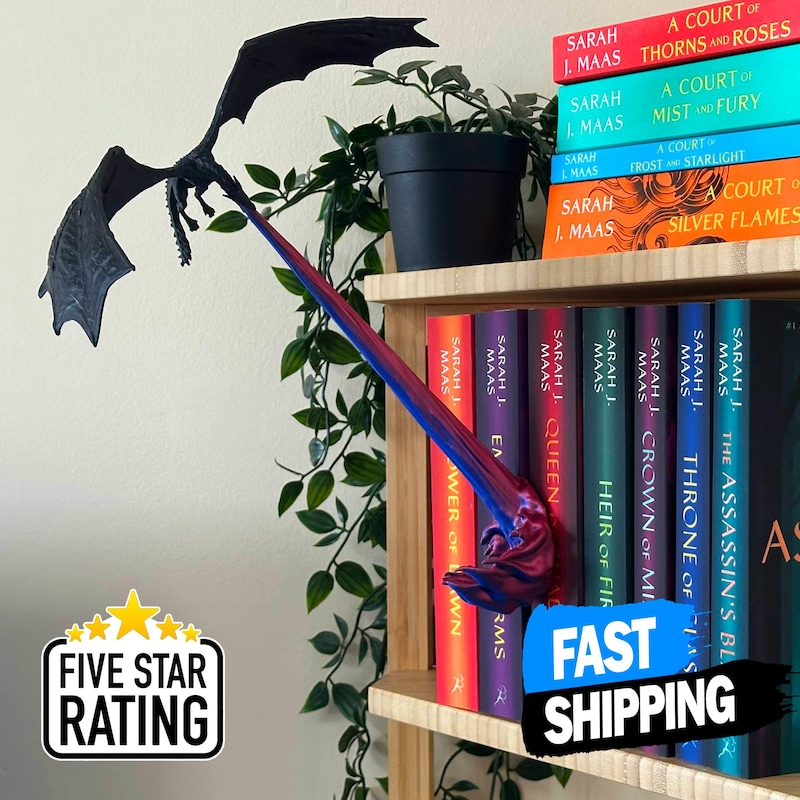 Dragon Flame Book Nook - Etsy