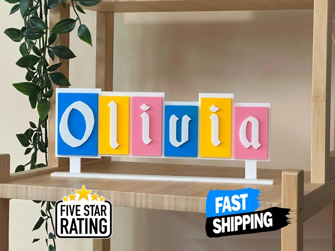 Disneyland Personalized Name Sign - Disney Inspired Wall Decor - Custom ...