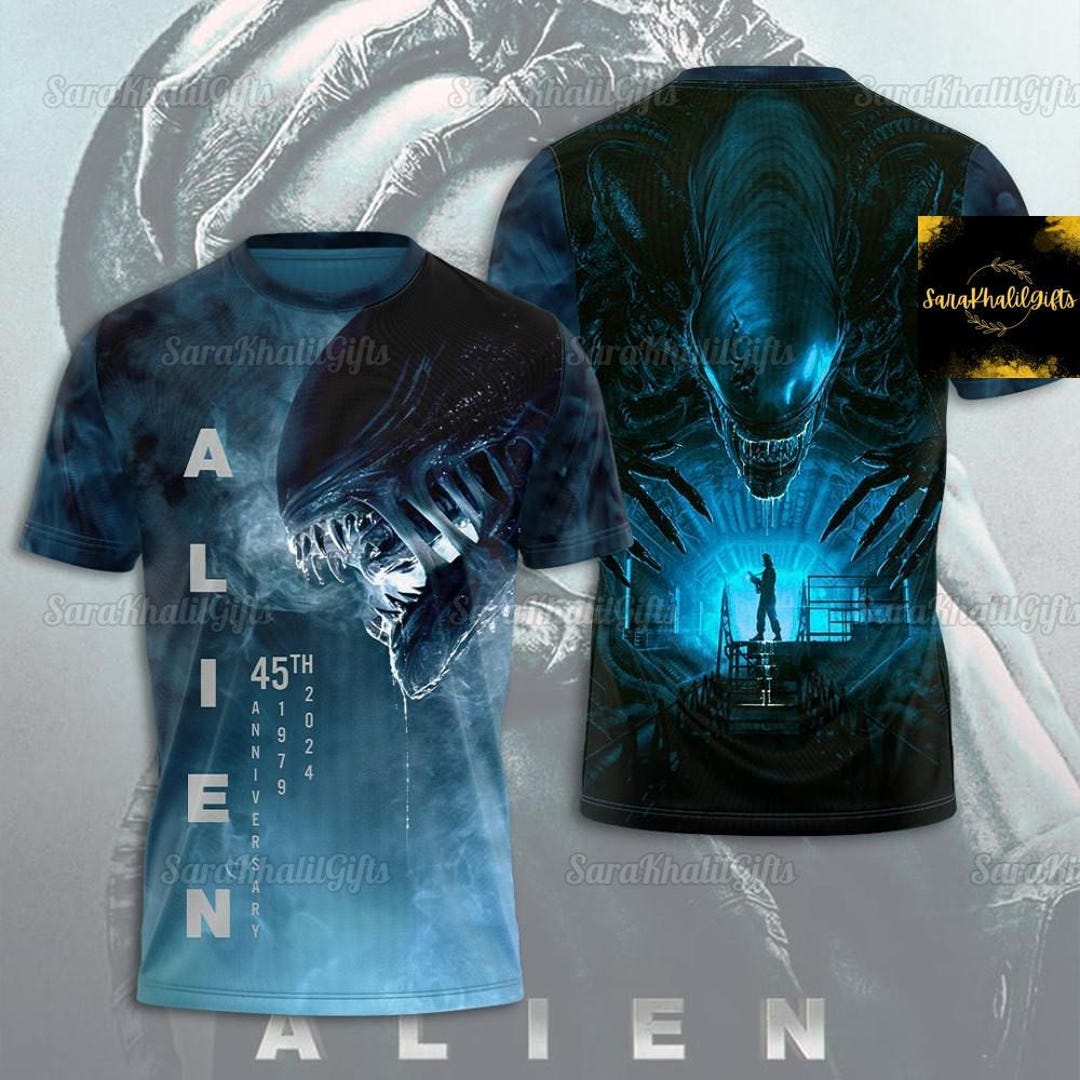 Alien Romulus Shirt, Xenomorph Alien Tee, Horror Movie Tshirt ...