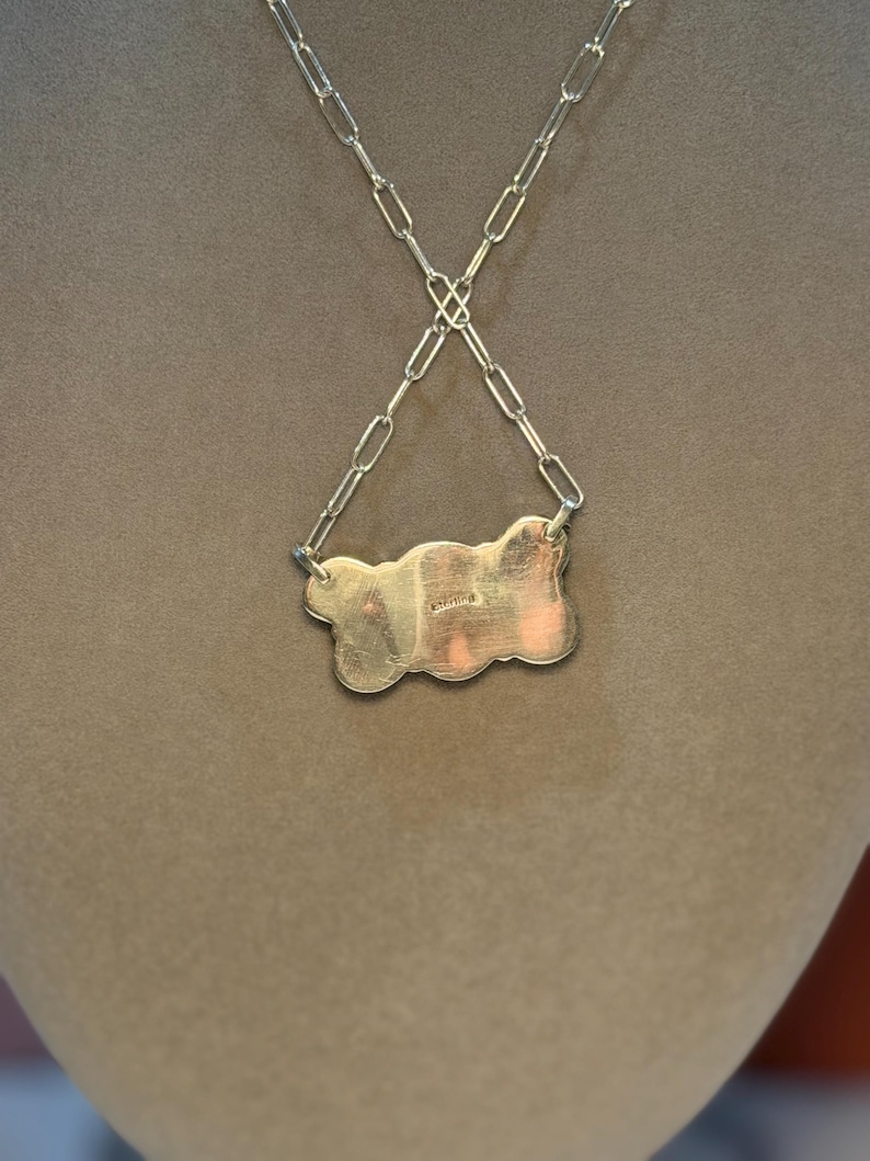 Dry Creek Turquoise Six Stone Bar Necklace, Sterling Silver, Southwest ...