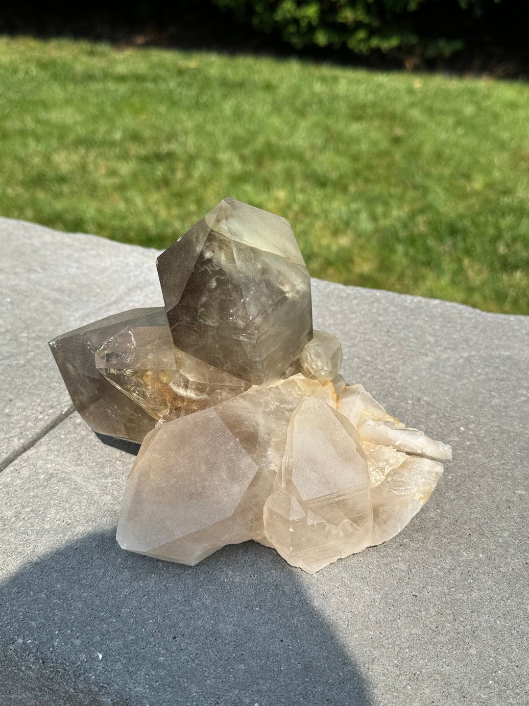 XL 4.11lbs Indian Himalayan Quartz Cluster W/ Inclusions, Chunky ...