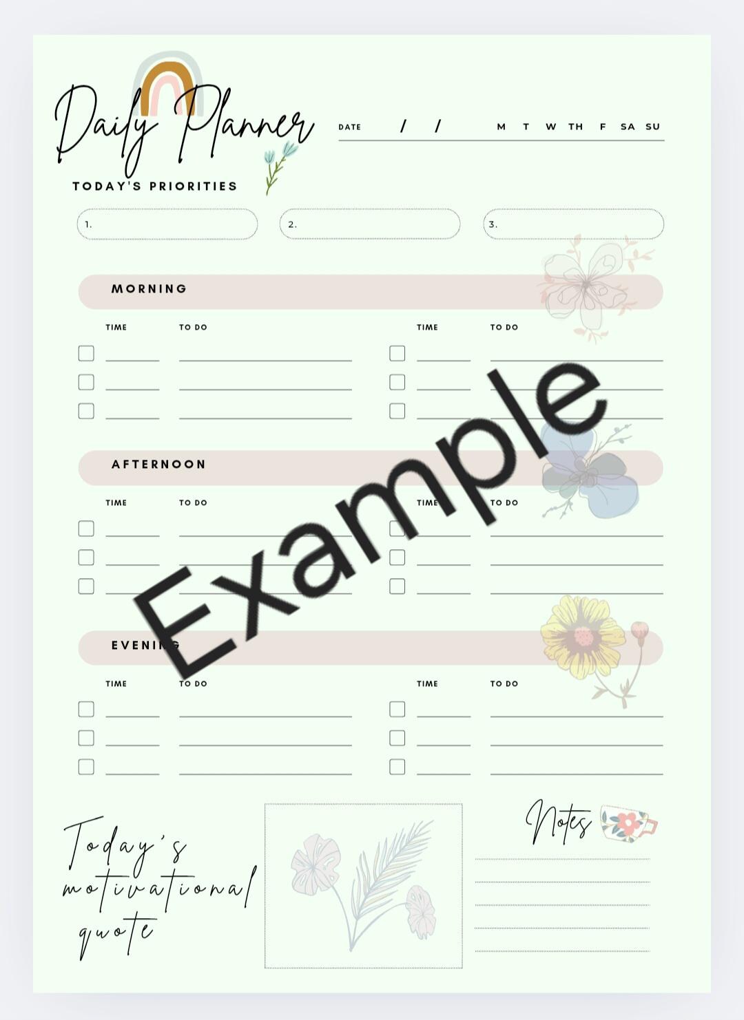 Daily Planner - Etsy UK