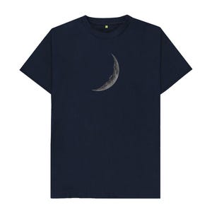 Men's Crescent Moon T-shirt - Etsy