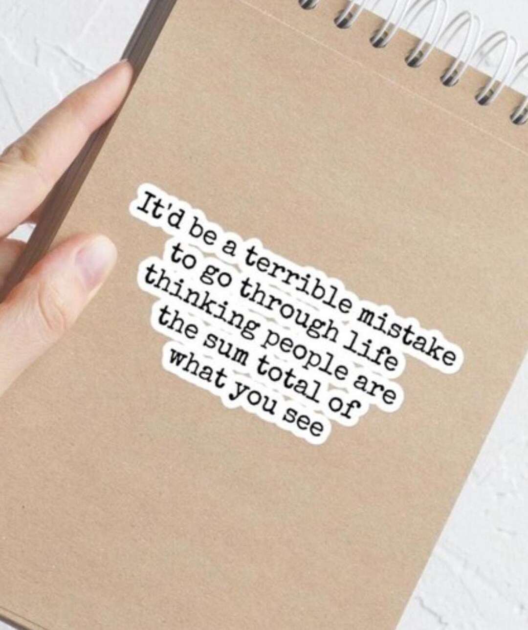 It'd Be A Terrible Mistake Sticker for Notebook Laptop Phone Car Window ...