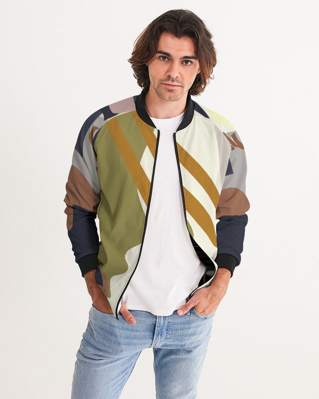 Men's Bomber Jacket Autumn Fall Colours - Etsy