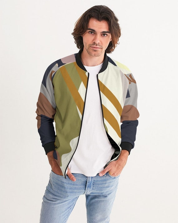 Men's Bomber Jacket Autumn Fall Colours | Etsy