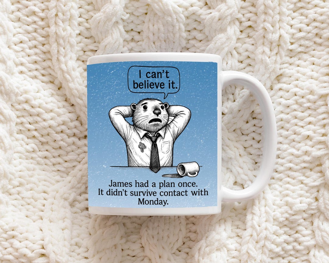 Didn’t Survive Monday James the Capybara Mug Funny Coffee Mug Capybara ...