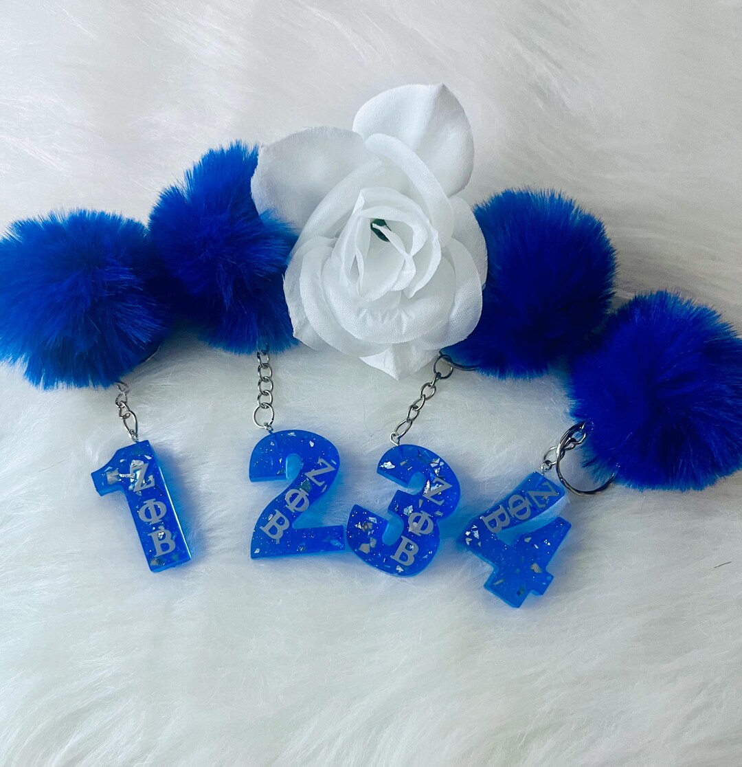 Line Number Keychain/sorority - Etsy