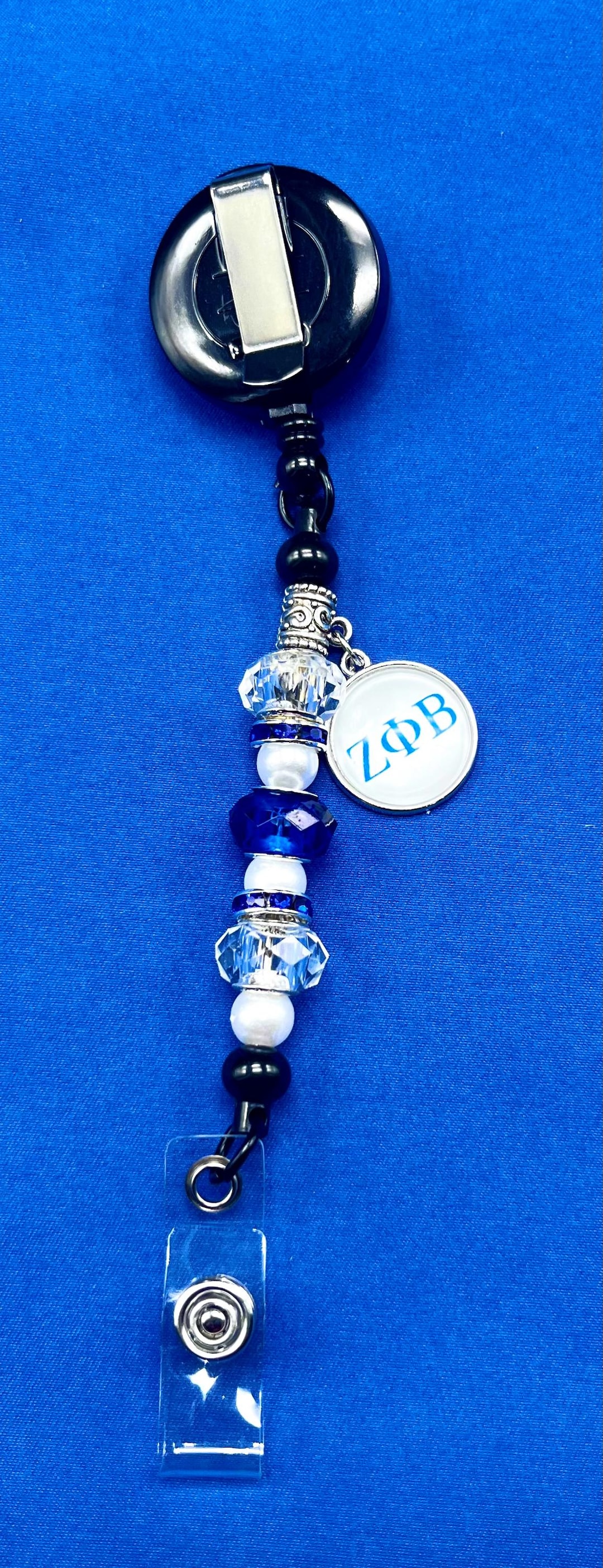 Zeta Phi Beta ID Badge Holder With Retractable String - Etsy
