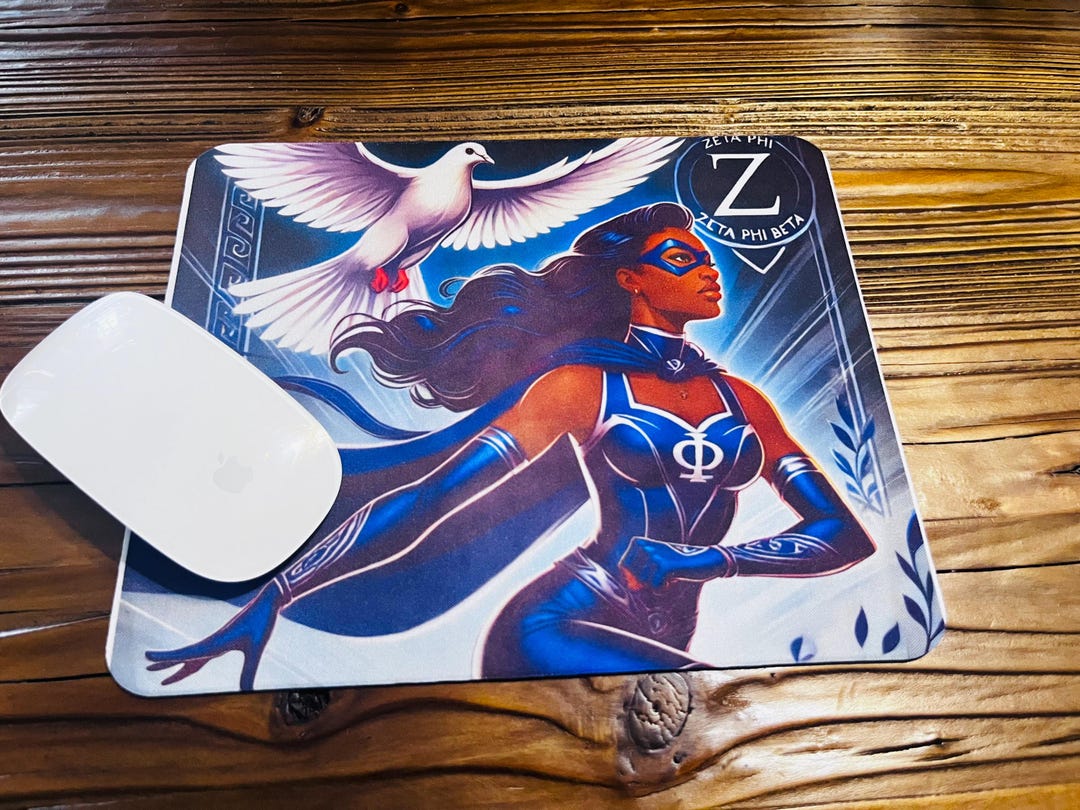 Zeta Phi Beta Superhero Mouse Pad - Etsy