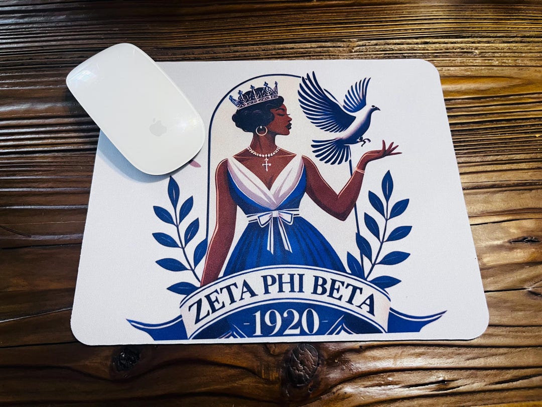 Zeta Phi Beta Queen Mouse Pad - Etsy
