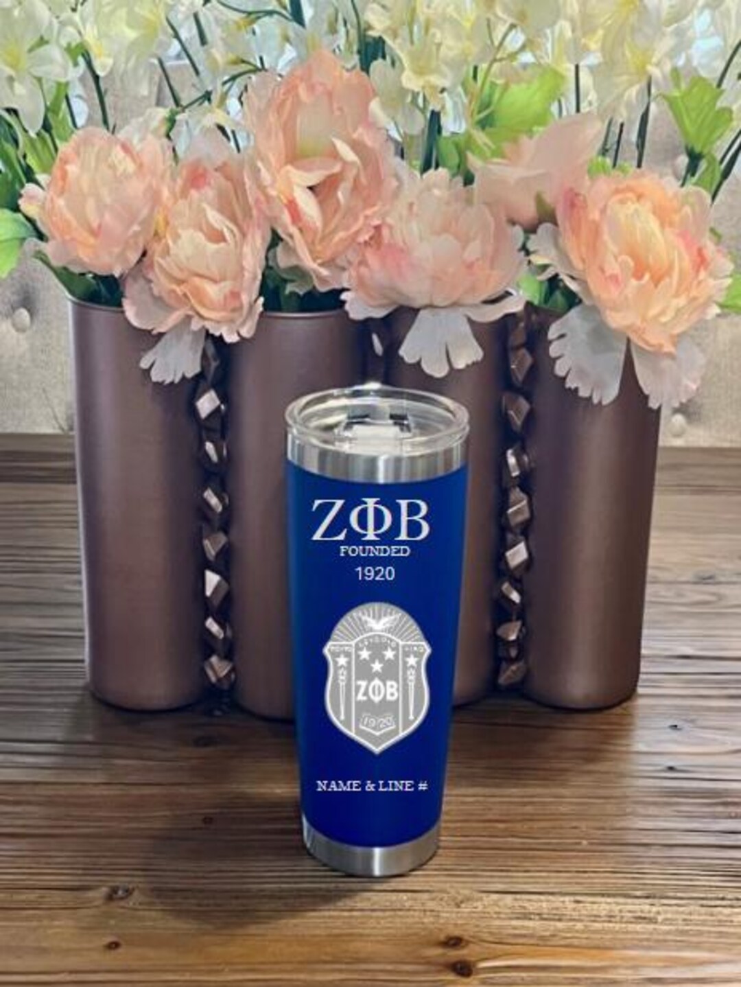 Custom Laser Engraved Zeta Phi Beta Tumbler 20oz - Etsy