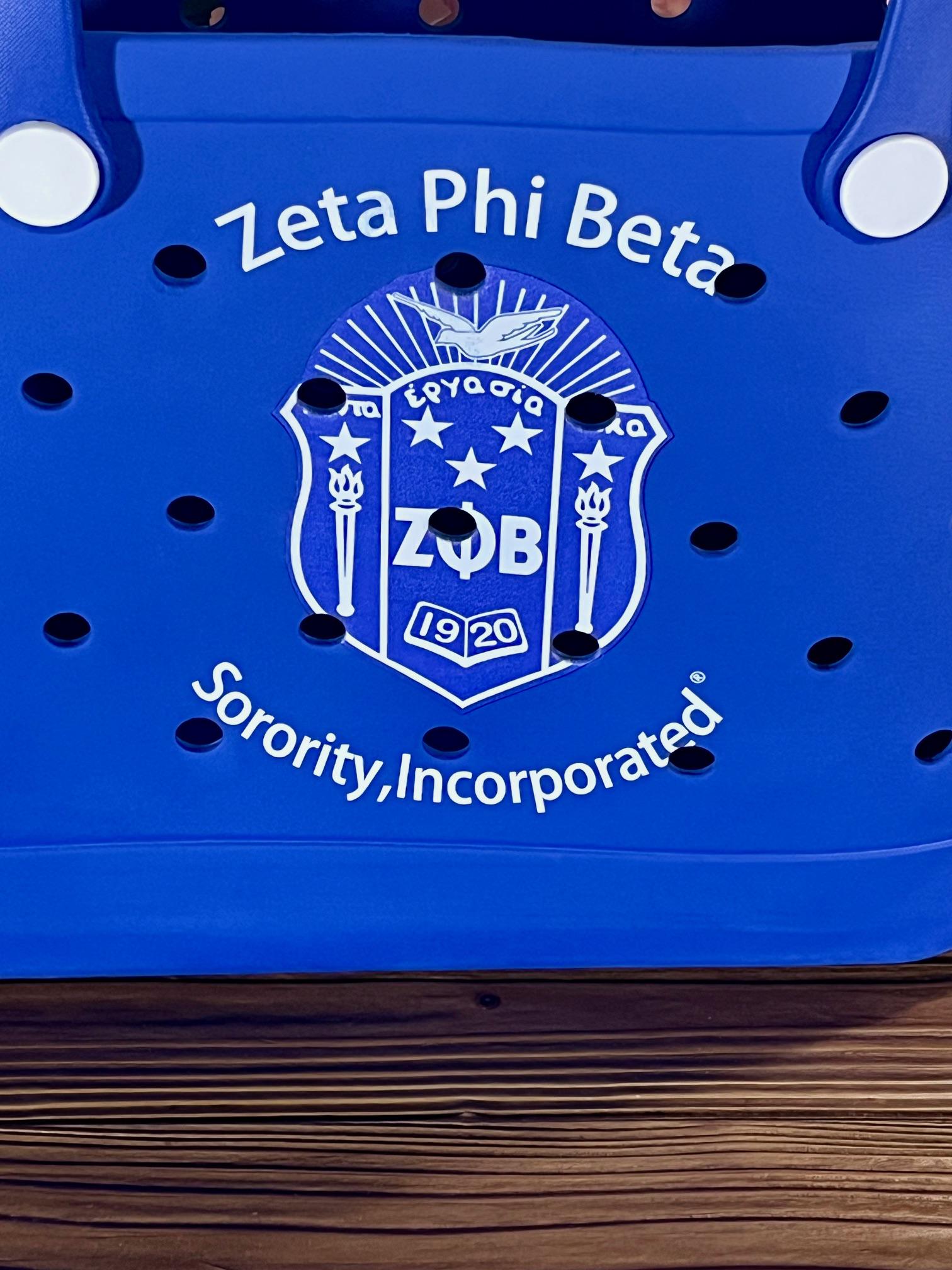 Zeta Phi Beta Shield Carry Beach Shopping Bag - Etsy