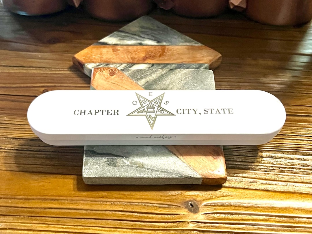 Order of the Eastern Star Engraved Chapter Pen With Case - Etsy