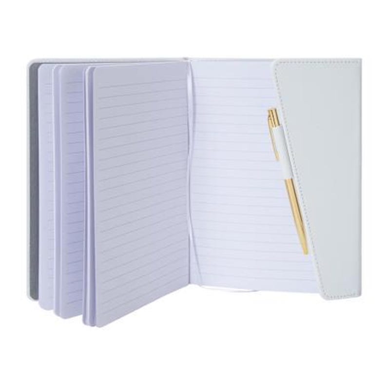 Order of the Eastern Star Inspired White Sleek Flap Journal With Pen ...